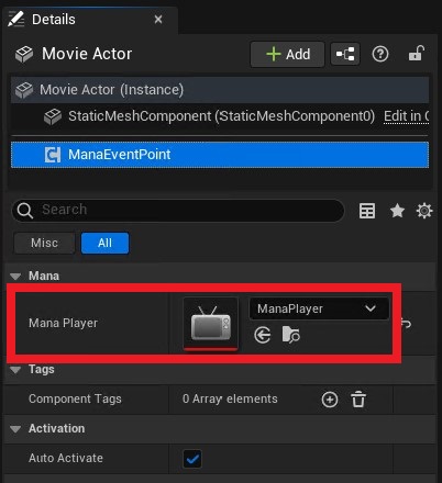 CriWare Unreal Engine: Sofdec Tutorial No.4: Sofdec movie event points