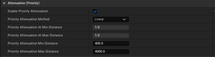 Criware Unreal Engine Atom Attenuation Asset