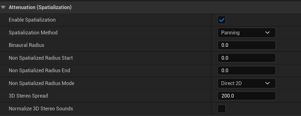 Criware Unreal Engine Atom Attenuation Asset